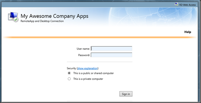 Windows Server 2012 R2: Changing “Work Resources” name in RDS Logon ...