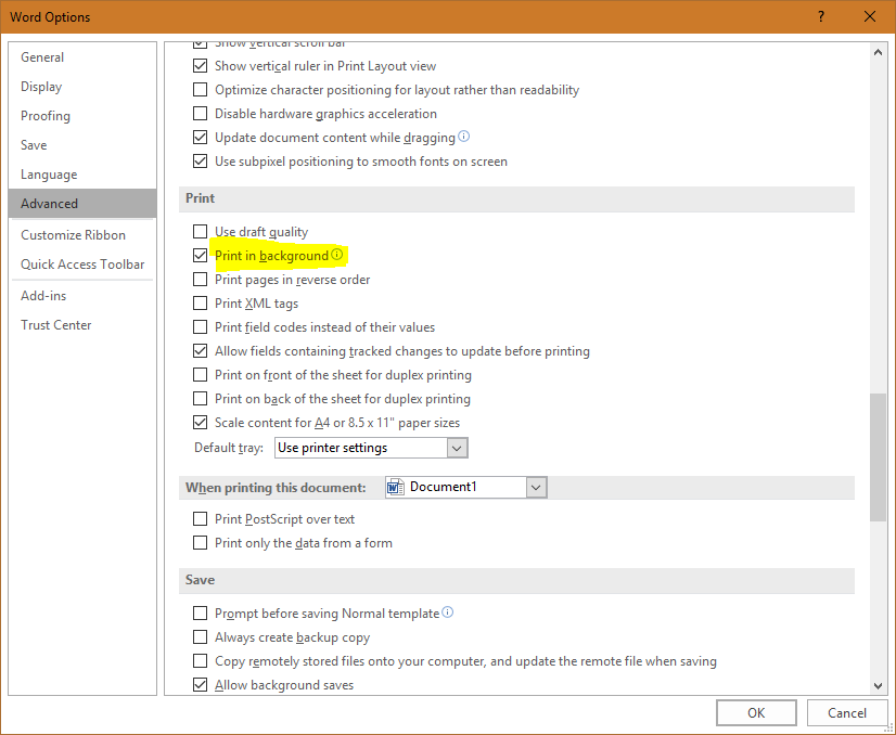 Microsoft Word is not printing background paper color – Anand, the ...