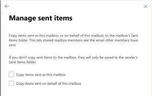 How to store sent emails to Shared Mailbox’s sent items? – Anand, the ...